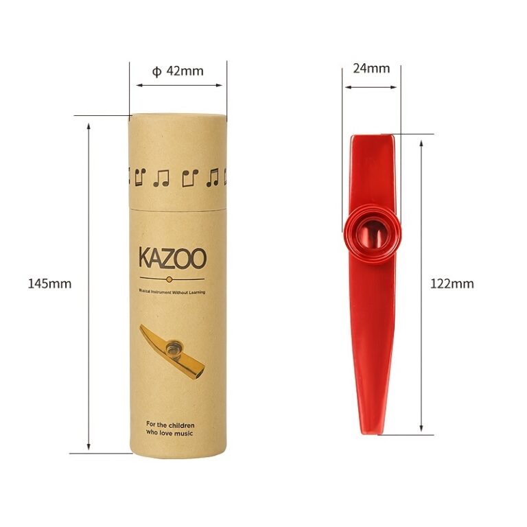 Aluminum Kazoo With Flute Tube Membranes Portable Instrument Gift ...