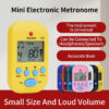 Portable Multifunctional Digital Metronome With Volume Control For ...