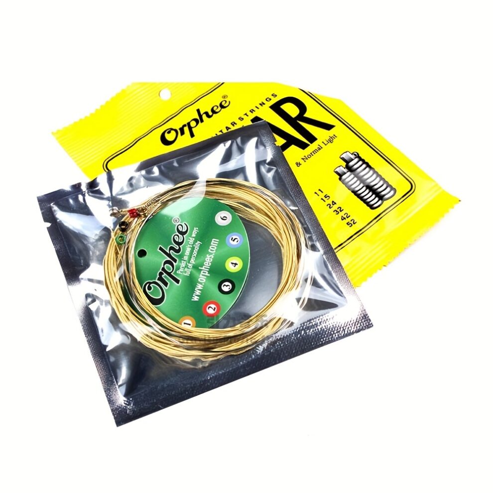 Orphee Tx Series Coated Folk Guitar Strings Bright Sound Nano ...