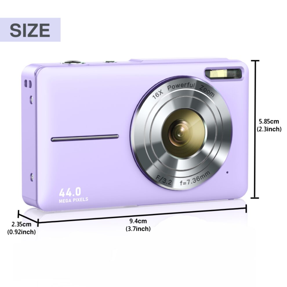 44mp Hd Vlogging Camera 16x Zoom With 32g Card Multiple Colors - Free ...