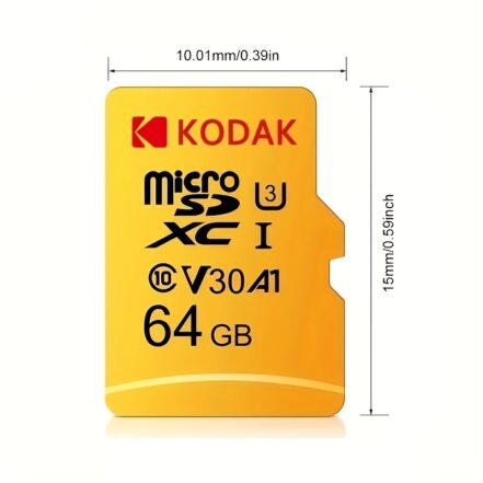 Kodak 32gb64gb Highspeed Waterresistant Memory Card With Sd Adapter ...