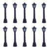 10pcs Miniature Railway Street Lamp Dollhouse Fairy Garden Pathway ...