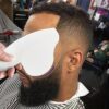 Mens Beard Hairline Shaping Tool Precision Trim Card Styler - Free ...
