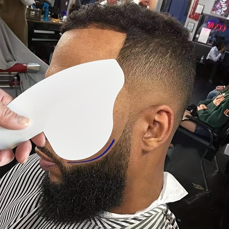 Mens Beard Hairline Shaping Tool Precision Trim Card Styler - Free ...