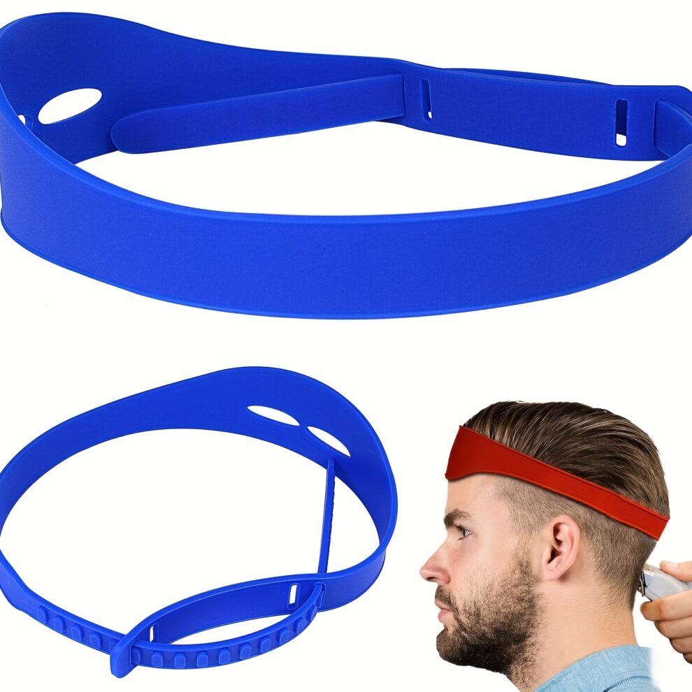 Adjustable Silicone Neckline Shaving Guide Diy Fade Haircut Template ...