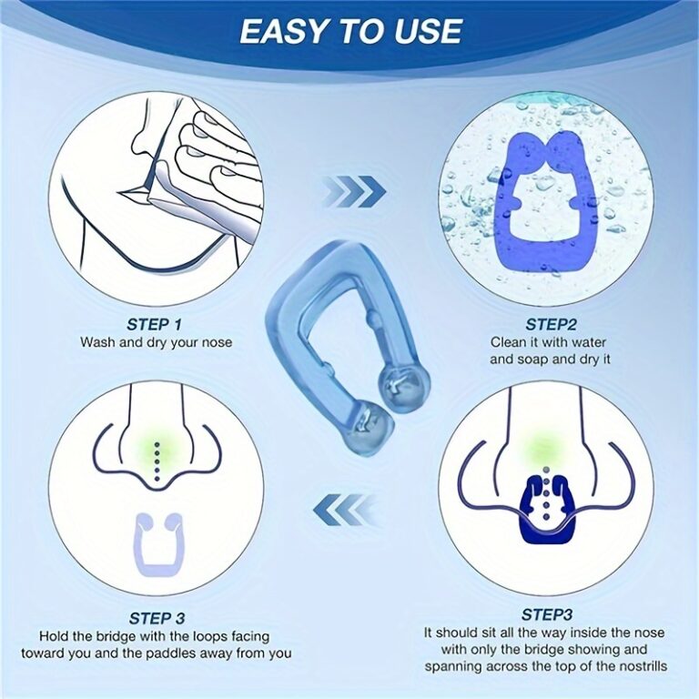 Magnetic Anti Snoring Nose Clips Stop Snoring Improve Sleep 124pcs ...