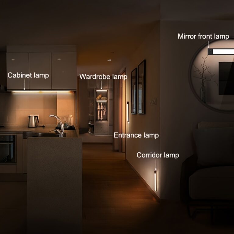 Wireless Led Motion Sensor Cabinet Light Usb Rechargeable Battery ...