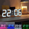 Modern 3d Led Digital Clock Stylish Bedroom Home Decor Timepiece - Free ...