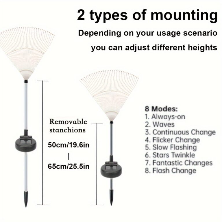 Solar Firework Garden Lights 200 Led Waterproof Outdoor Decorative ...