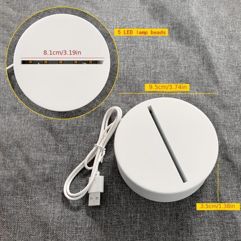 Customizable 3d Led Message Board Lamp Warm Glow Perfect Gift - Free ...