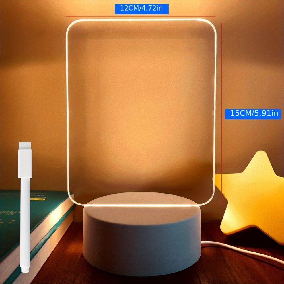 Customizable 3d Led Message Board Lamp Warm Glow Perfect Gift - Free ...