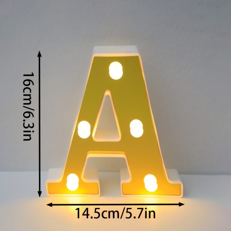 Batterypowered Multicolor Led Letter Lights Perfect For Any Occasion ...