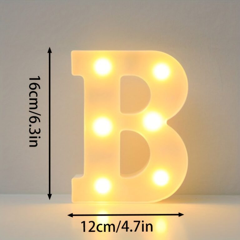 Batterypowered Multicolor Led Letter Lights Perfect For Any Occasion ...
