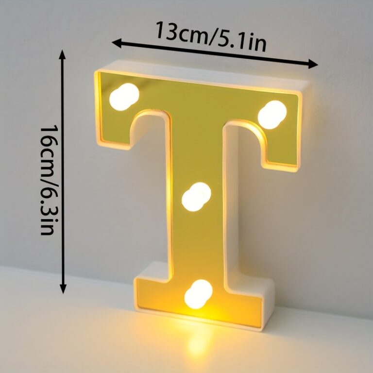 Batterypowered Multicolor Led Letter Lights Perfect For Any Occasion ...