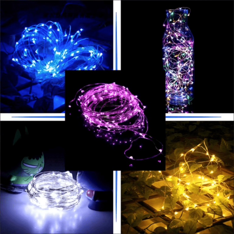 Extralong 19685 Led Colored String Lights Battery Powered Christmas ...