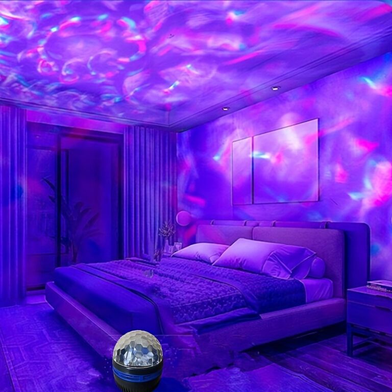 7color Star Galaxy Ocean Wave Projector Night Light With Remote - Free ...