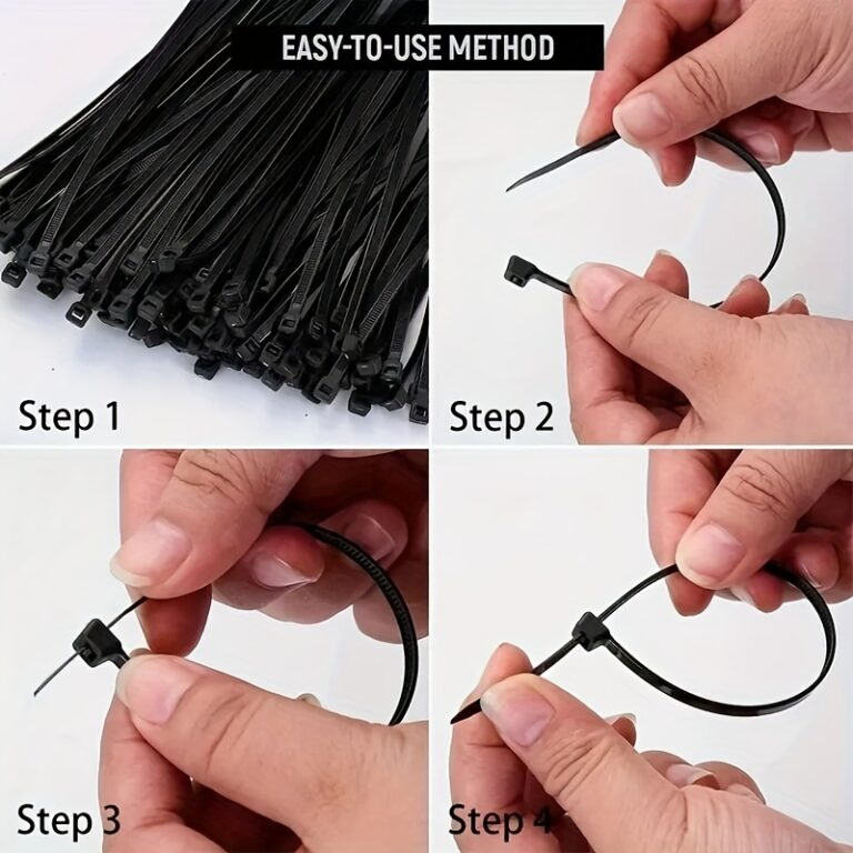 Bulk Pack Nylon Cable Ties 10020pcs Selflocking Blackwhite Zip Wraps ...