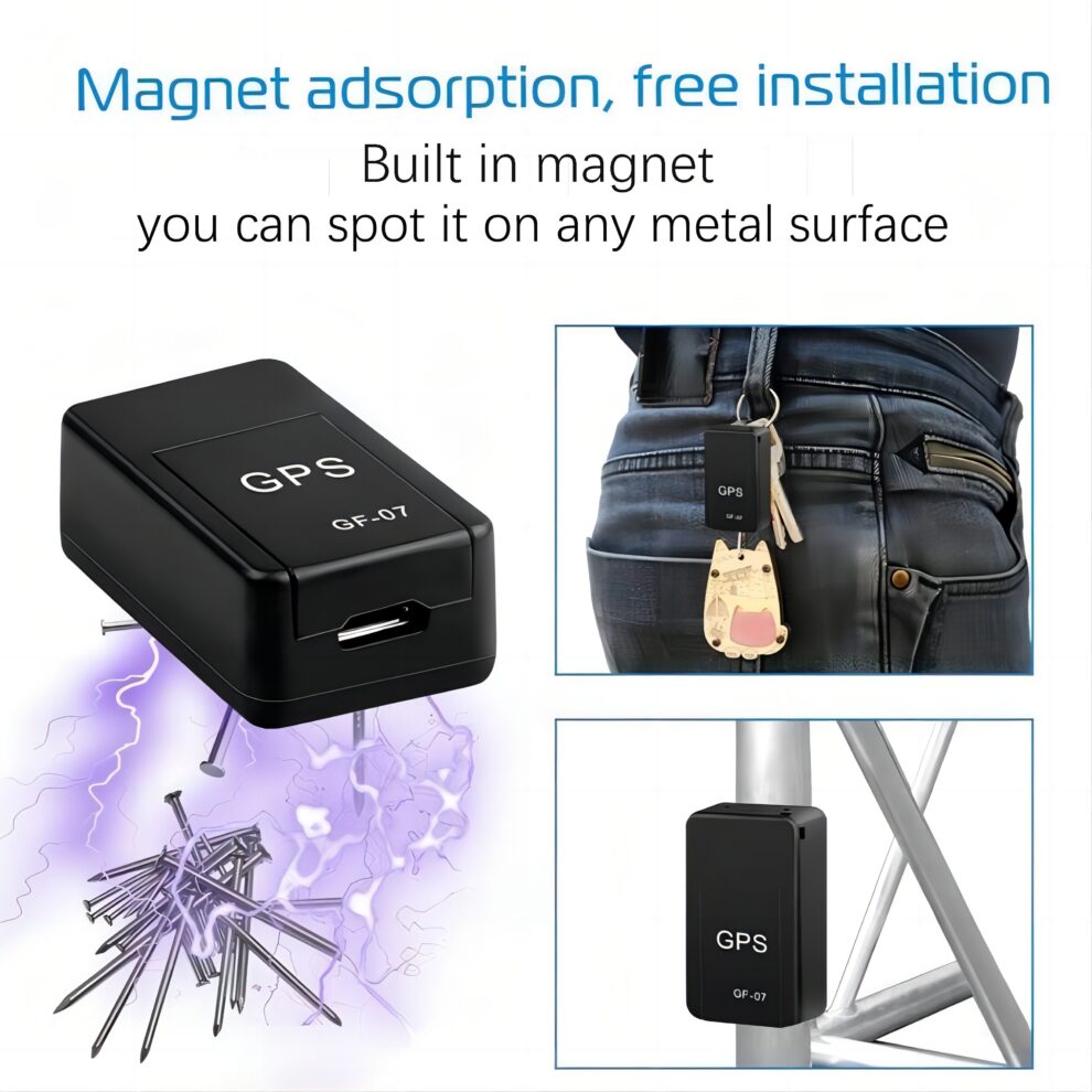 Compact Gps Tracker Magnetic Mount Realtime Antitheft Vehicle Personal ...