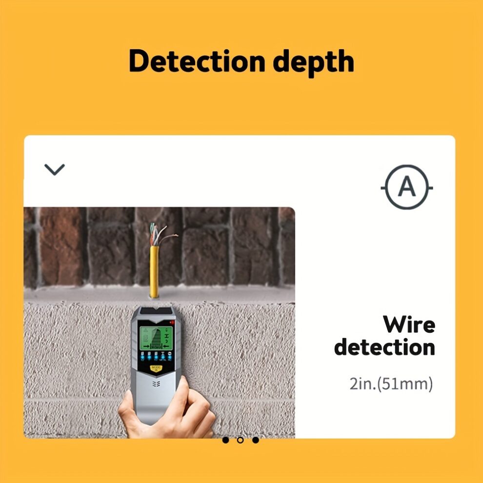 5in1 Multifunctional Electronic Wall Scanner Metal Stud Wood Detector ...
