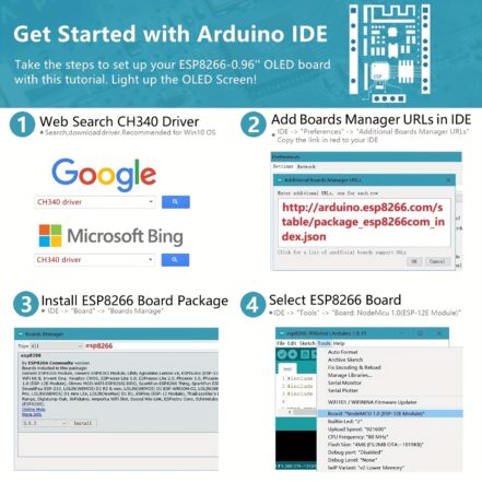 Esp8266 Wifi Development Board With Oled Display For Arduino ...