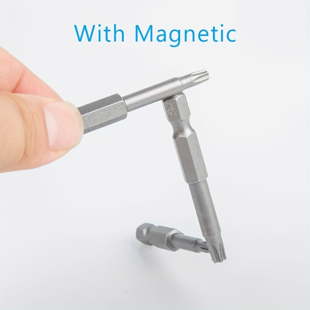 12pc T5t40 Torx Head Screwdriver Bit Set 14 Hex Shank - Free Shipping ...