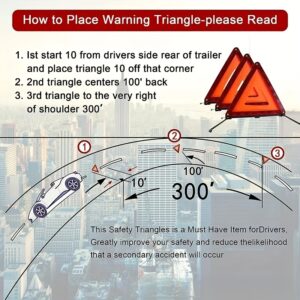 Portable Foldable Emergency Car Breakdown Reflective Safety Warning ...