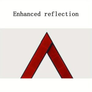 Red Reflective Car Emergency Breakdown Warning Triangle Safety Sign ...