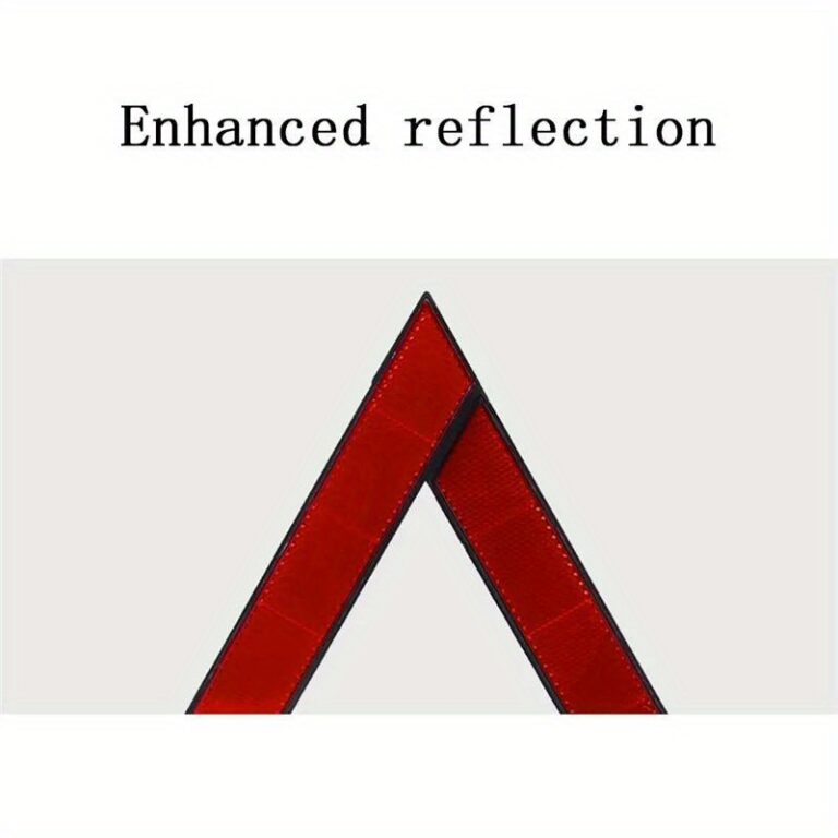 Red Reflective Car Emergency Breakdown Warning Triangle Safety Sign ...