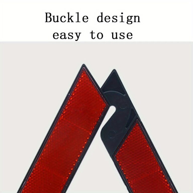 Red Reflective Car Emergency Breakdown Warning Triangle Safety Sign ...