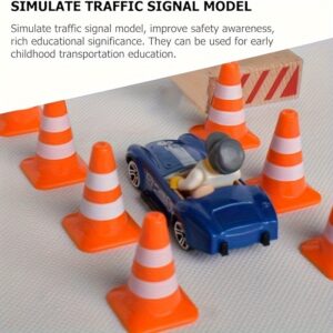 18pcs Mini Traffic Signs Set Educational Traffic Roadblock Toy Models ...