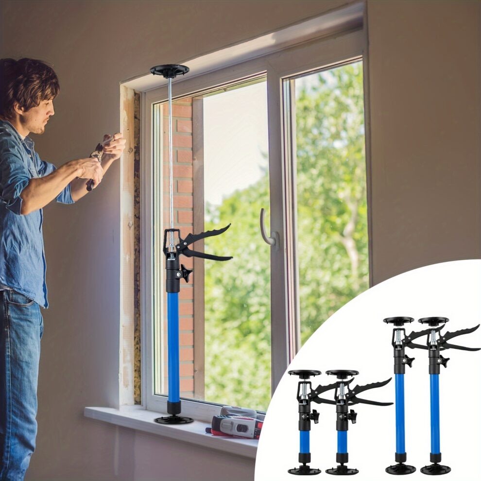 Adjustable Telescopic Support Rods Antislip Woodworking Installation ...