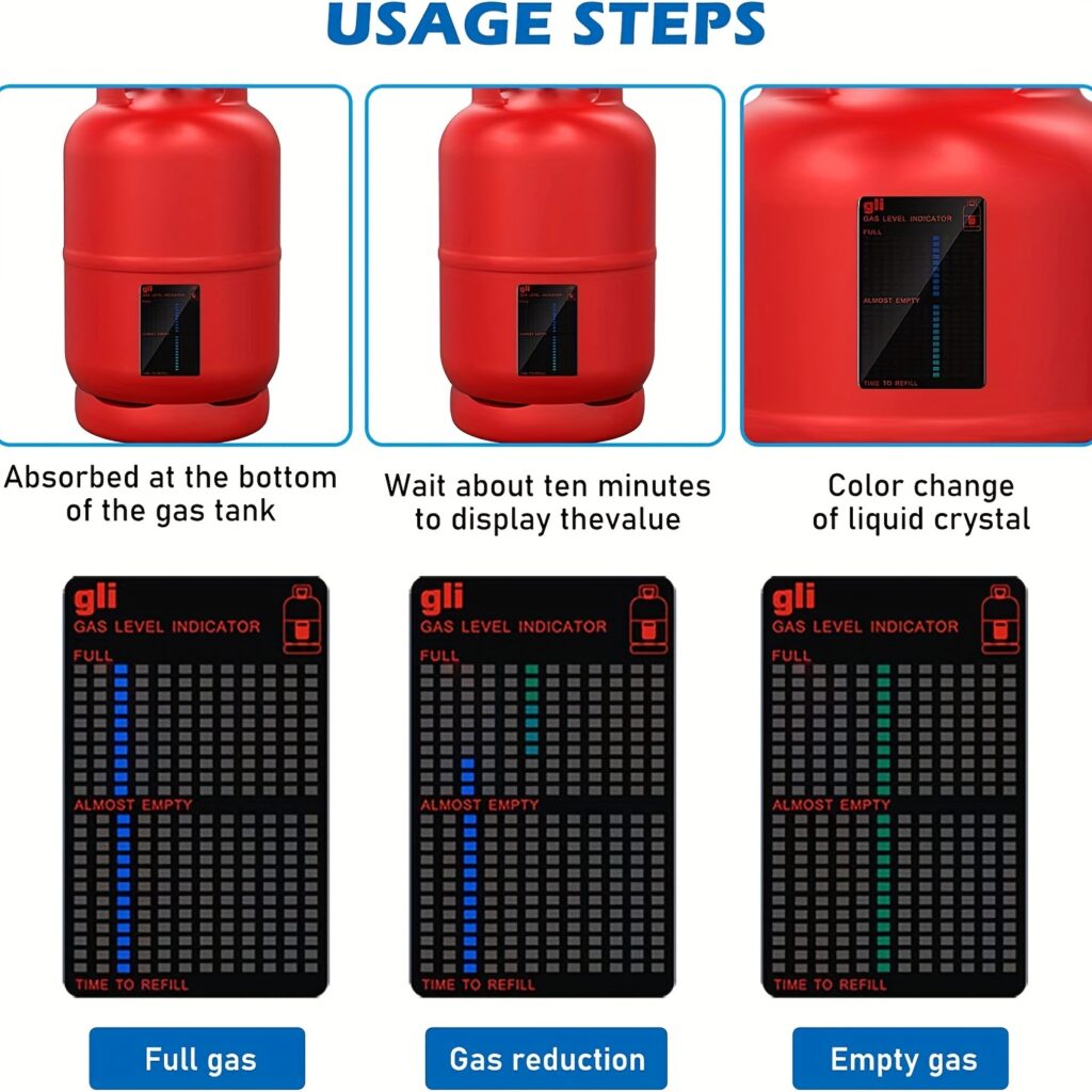 Magnetic Propane Tank Level Indicator Reusable Bbq Sensor 1pc2pc - Free ...