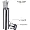 Portable Stainless Steel Reusable Toothpicks Set Travel Floss Cleaning ...