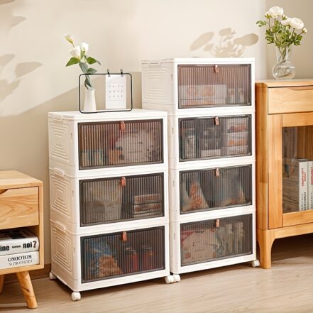 Mobile Foldable Multilayer Storage Organizer Largecapacity Home ...