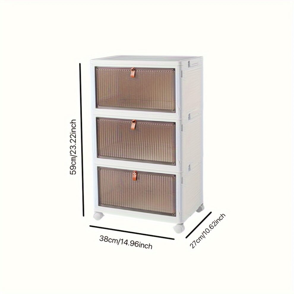 Mobile Foldable Multilayer Storage Organizer Largecapacity Home ...