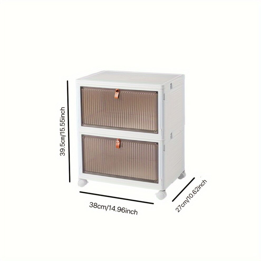 Mobile Foldable Multilayer Storage Organizer Largecapacity Home ...