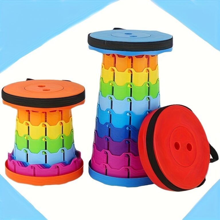 Ultra Lightweight Adjustable Rainbow Stool Portable Folding Chair For ...