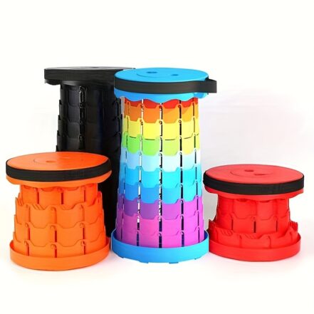Ultra Lightweight Adjustable Rainbow Stool Portable Folding Chair For ...