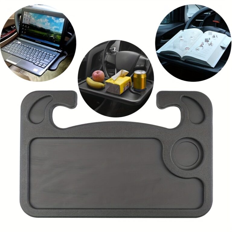 2in1 Car Steering Wheel Tray Portable Dining Workstation Solution ...