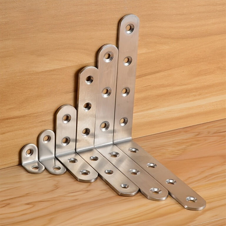 Heavyduty Stainless Steel L Bracket Rustresistant Shelf Diy Support ...