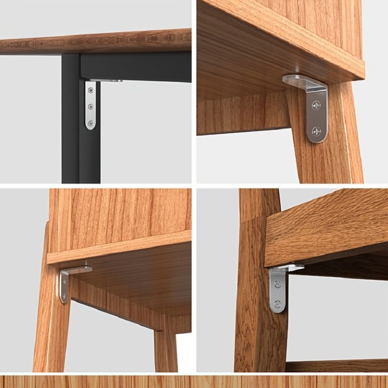 Heavyduty Stainless Steel L Bracket Rustresistant Shelf Diy Support ...