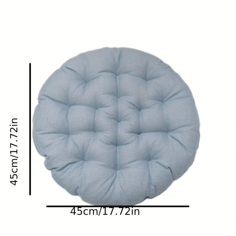 Japanese Linen Round Futon Thick Breathable Meditation Cushion With ...