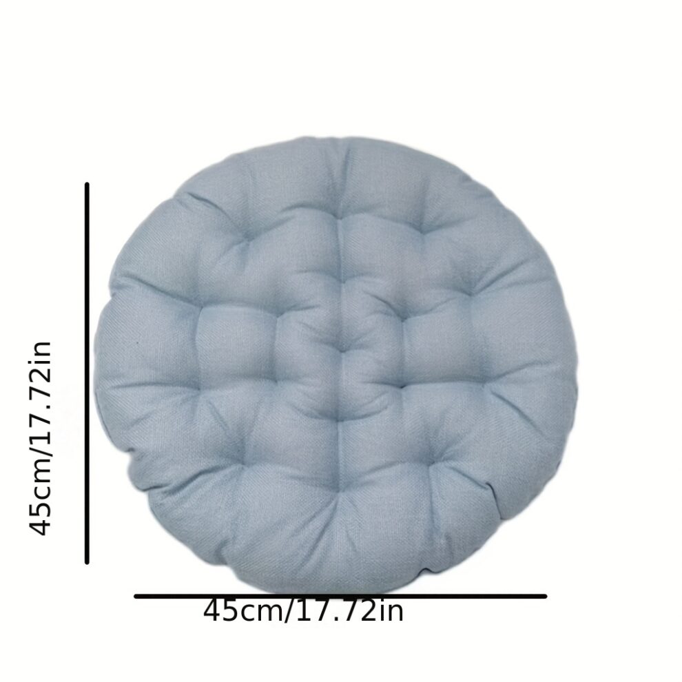 Japanese Linen Round Futon Thick Breathable Meditation Cushion With ...