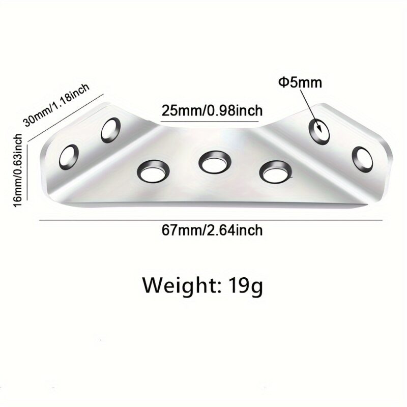 Universal Stainless Steel Heavy Duty Furniture Corner Brackets ...