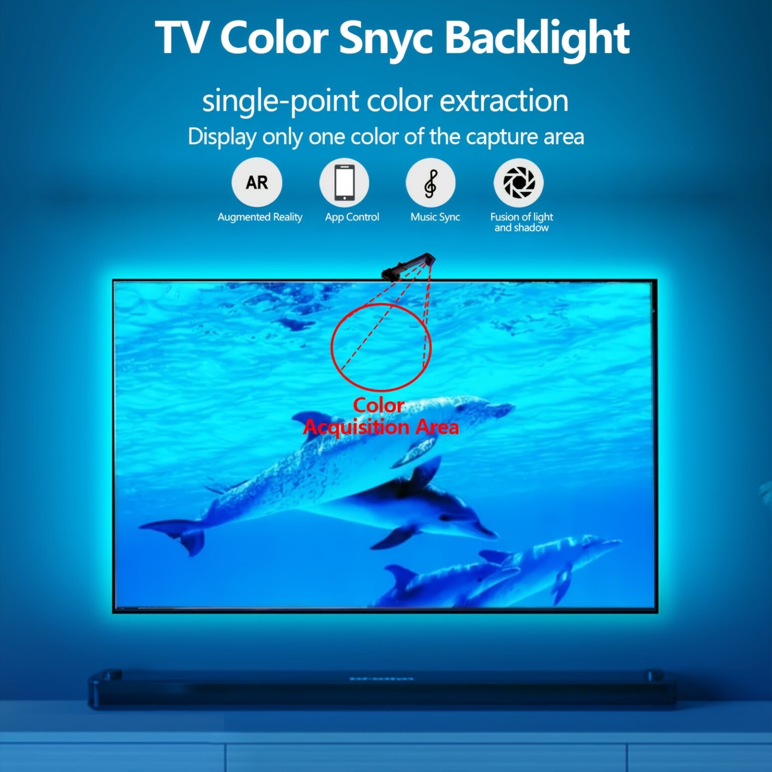 Rgb Led Strip With Music Sync App Control Tv Backlighting - Free ...