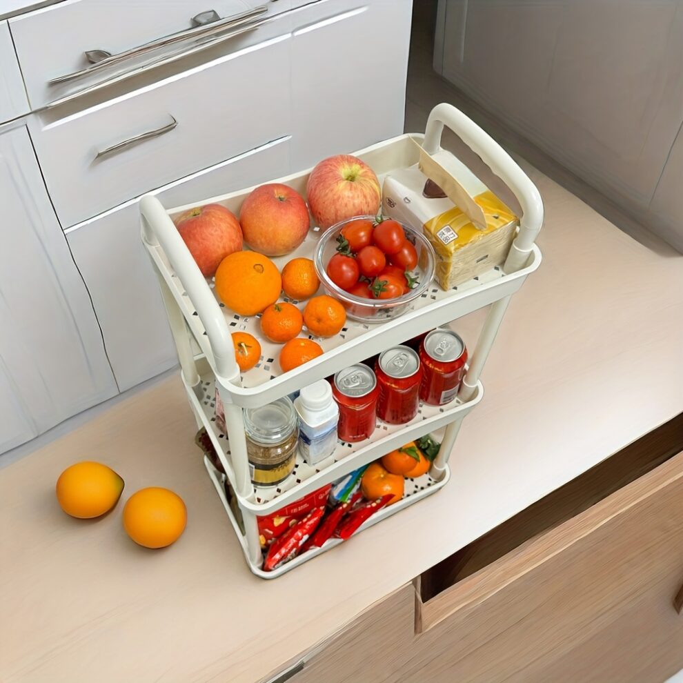 Multilayer Rolling Storage Trolley Rack With Wheels For Shops Hotels ...