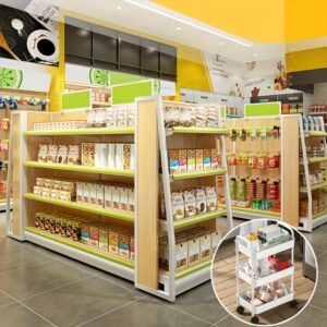 Multilayer Rolling Storage Trolley Rack With Wheels For Shops Hotels ...