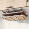 Doublelayer Stainless Steel Kitchen Rack Wallmount Cutting Board Holder ...