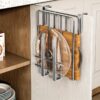 Doublelayer Stainless Steel Kitchen Rack Wallmount Cutting Board Holder ...