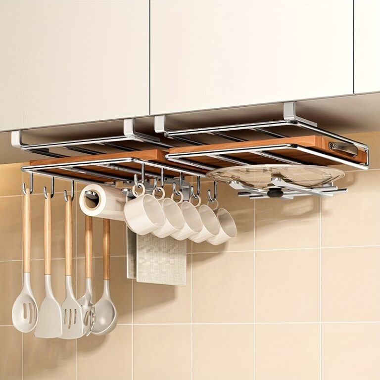 Doublelayer Stainless Steel Kitchen Rack Wallmount Cutting Board Holder ...